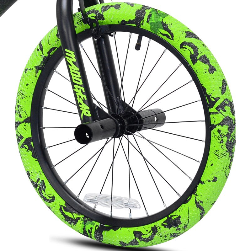 18" Madd Gear MG18 Green, Replacement Front Wheel
