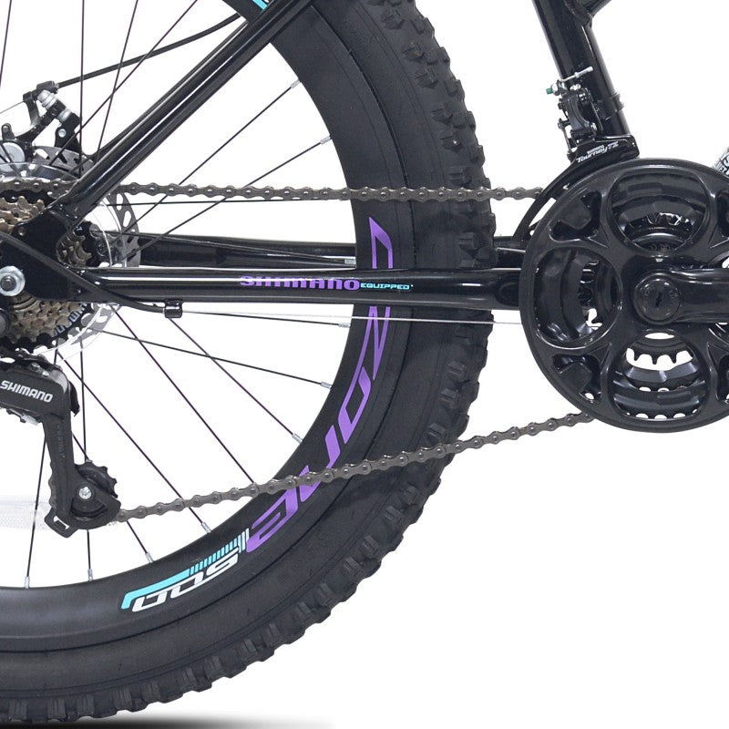 24" Ozone 500 Fragment Black Purple, Replacement Chain