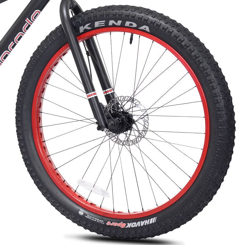 27.5" Thruster Retrograde Satin Black, Front Wheel