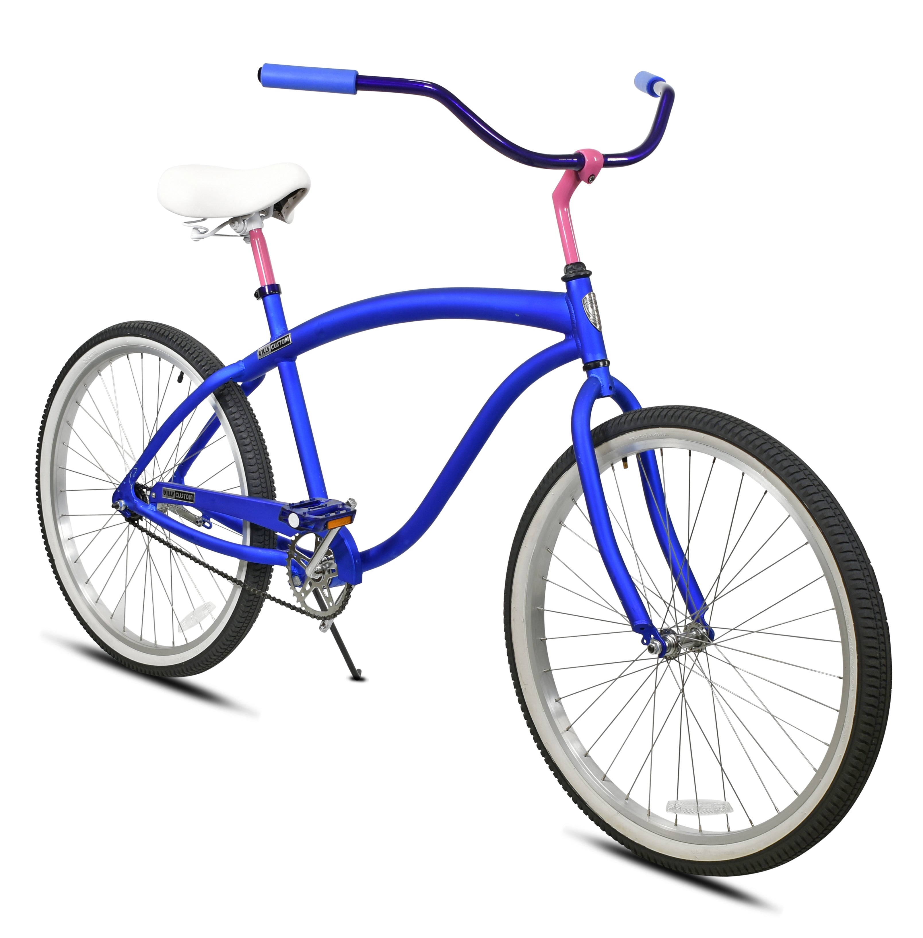 26" Villy Custom Cruiser | Single Speed | Blue - (Refurbished ...