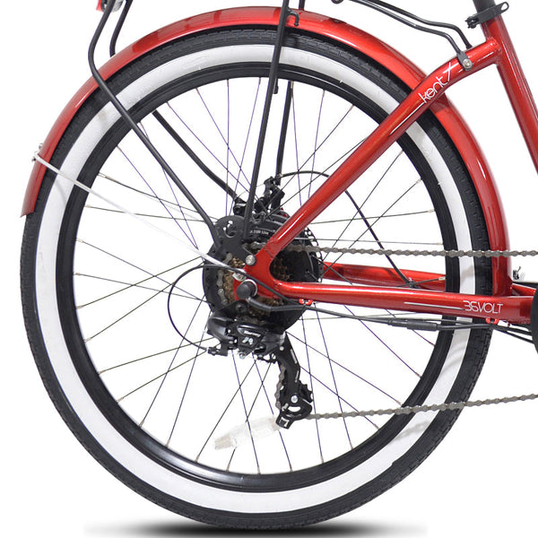 26" Kent Electric Cruiser E-Bike, Replacement Rear Wheel